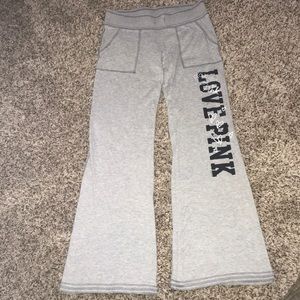 PINK Victoria's Secret | Pants & Jumpsuits | Pink Flare Sweats | Poshmark